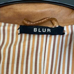 Blur | Jackets & Coats | Italian Leather Jacket | Poshmark
